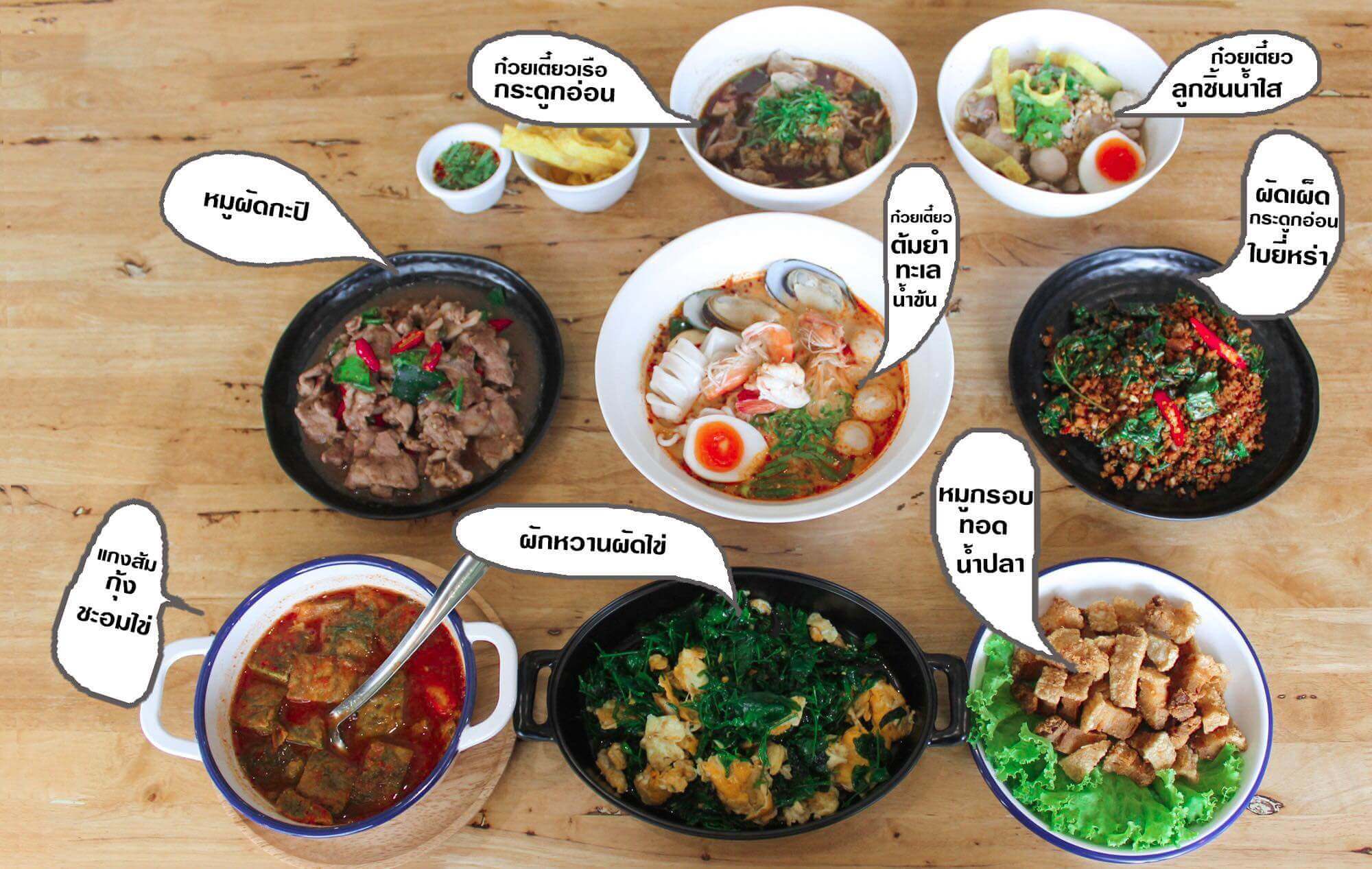 "Anong Noodle & Rice" by ครัวอนงค์ ร้านอาหารน่านั่งแอร์เย็นฉ่ำ